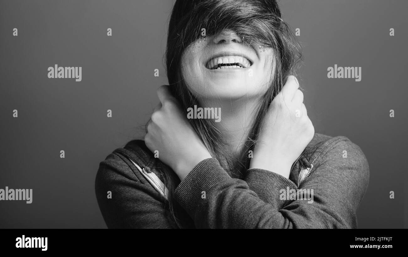 Cheerful eyes hi-res stock photography and images - Alamy