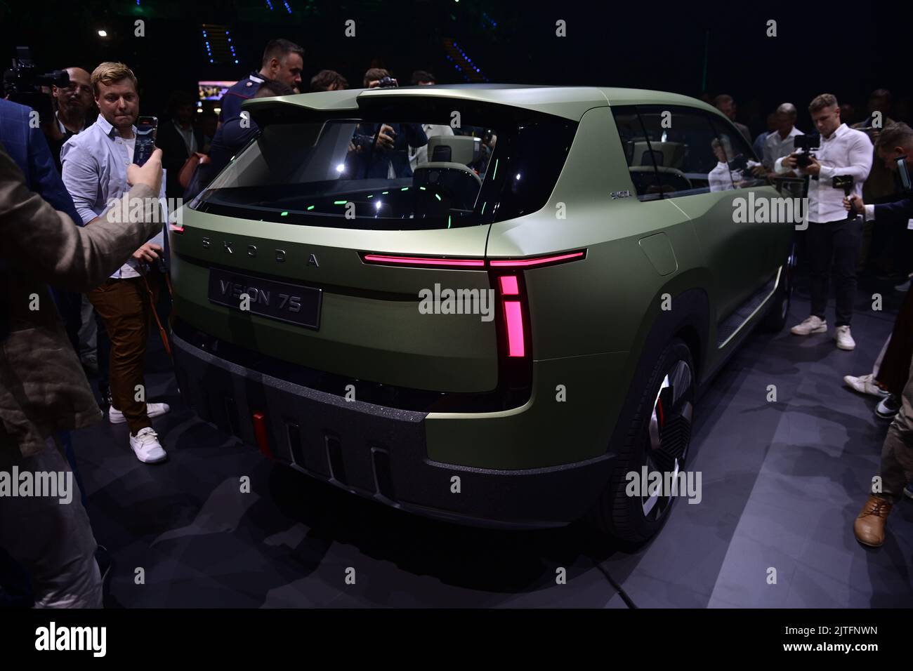 Prague, Czech Republic. 30th Aug, 2022. Carmaker Skoda Auto presents ...