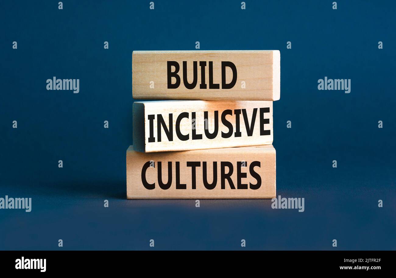 Build inclusive cultures symbol. Concept words Build inclusive cultures ...