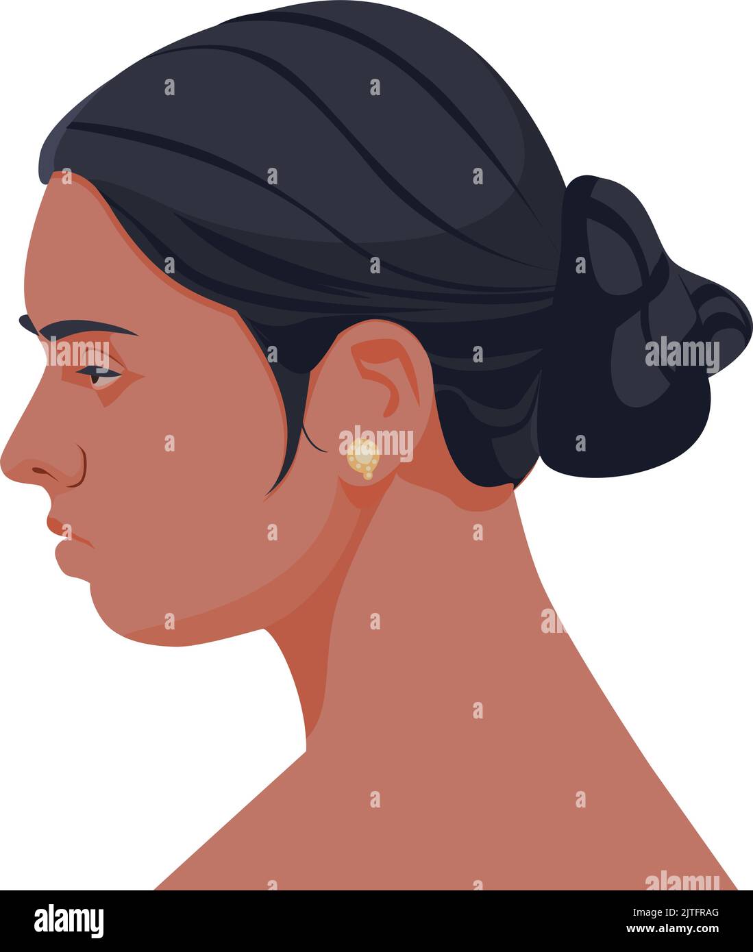 An avatar of a woman illustration stock vector Stock Vector Image & Art ...