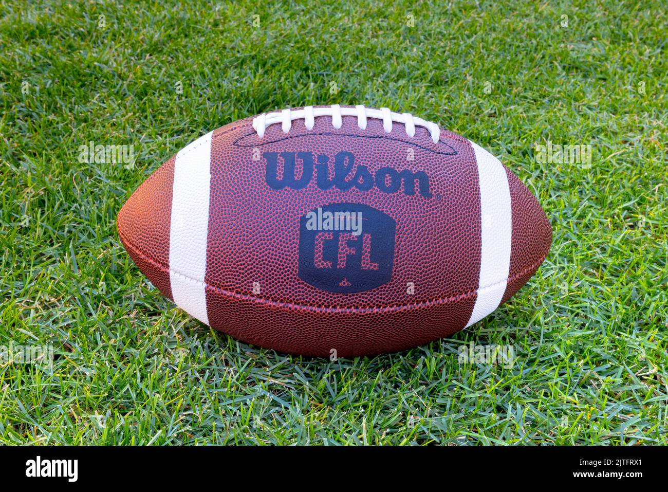 Football cfl field hi-res stock photography and images - Alamy