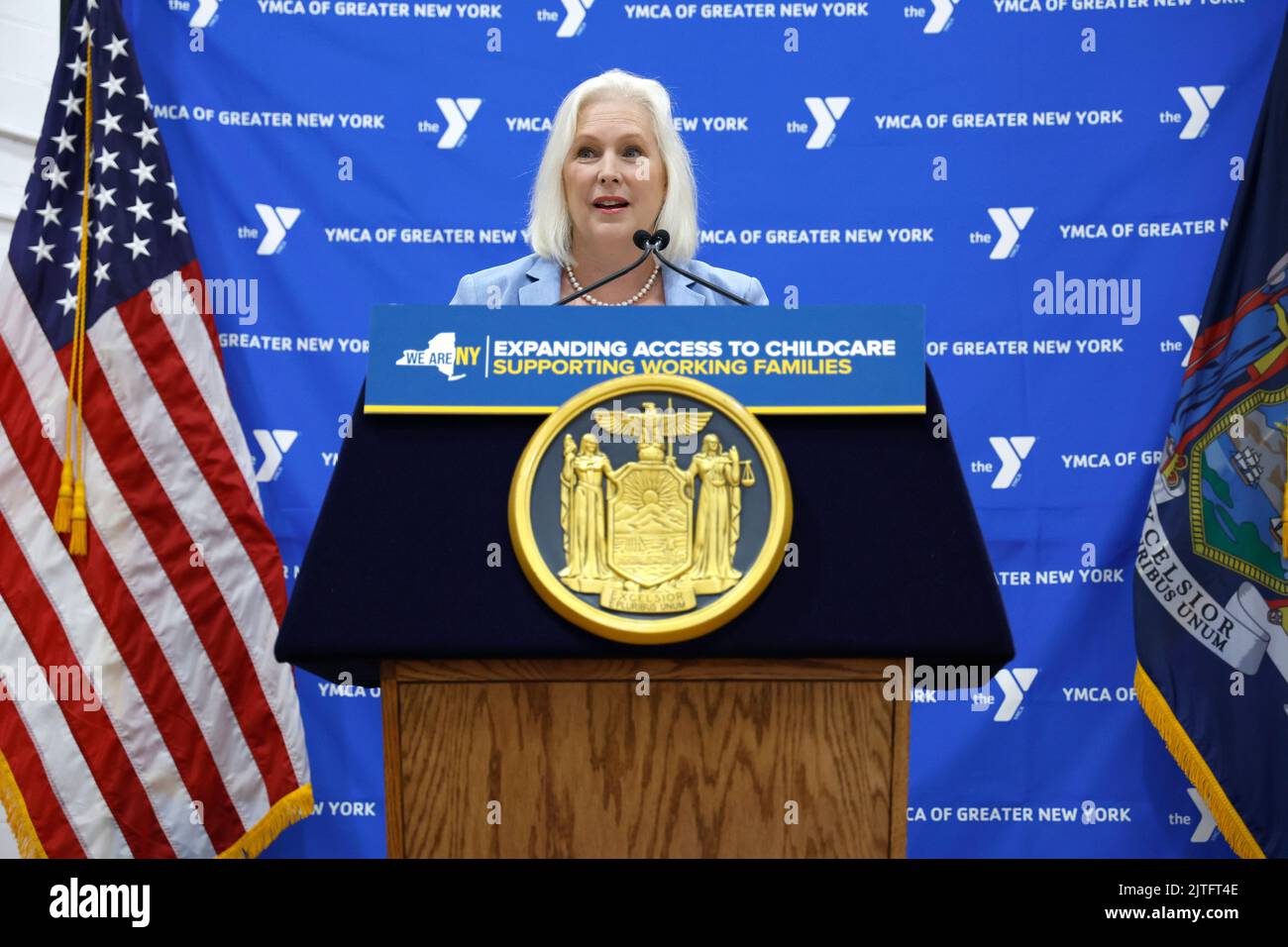 New York City, USA. 30th Aug, 2022. Senator Kirsten Gillibrand (D-NY ...