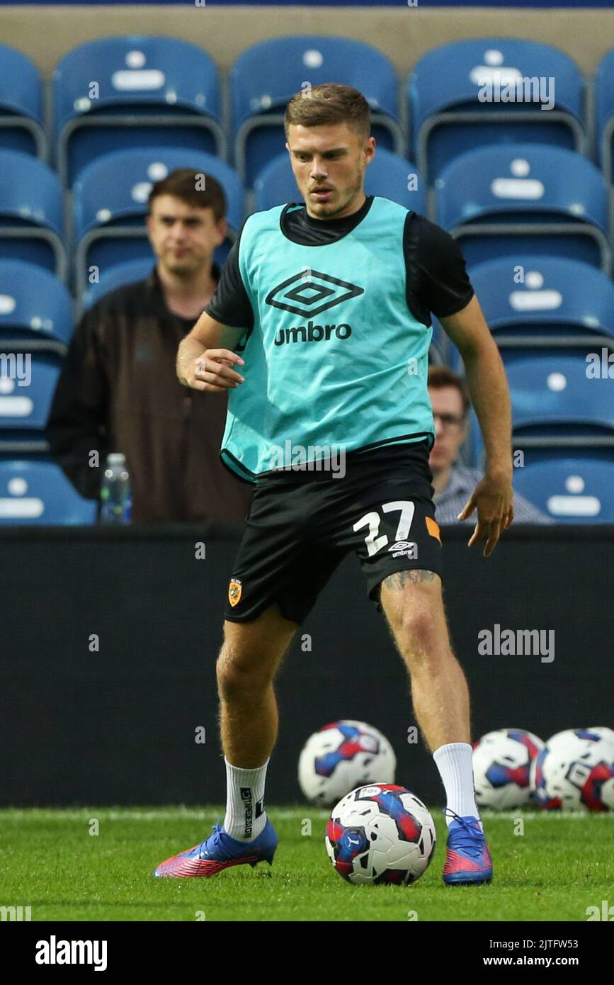 Regan Slater #27 of Hull City during the warm up Stock Photo - Alamy