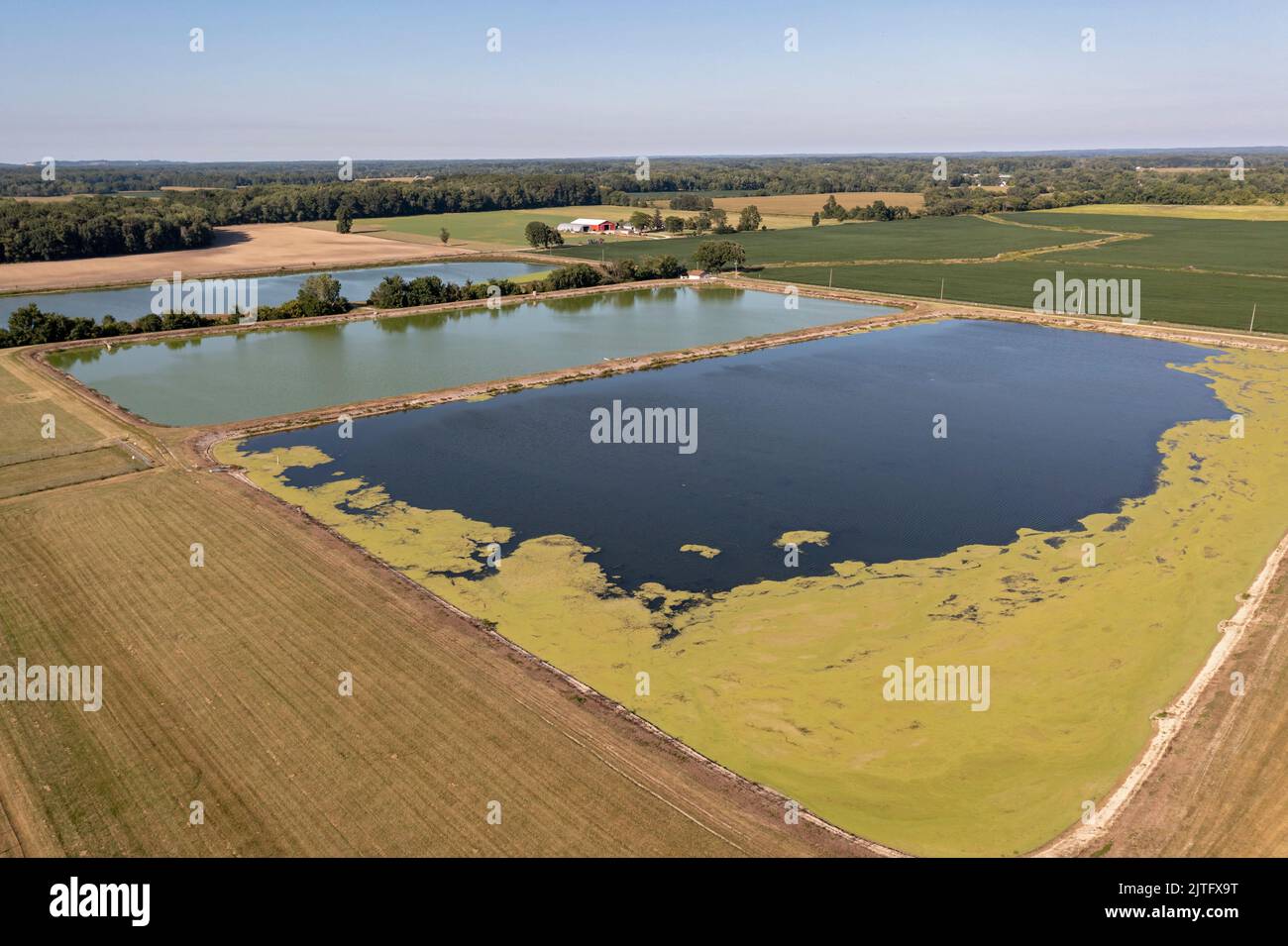 Wastewater stabilization lagoons hi-res stock photography and images ...