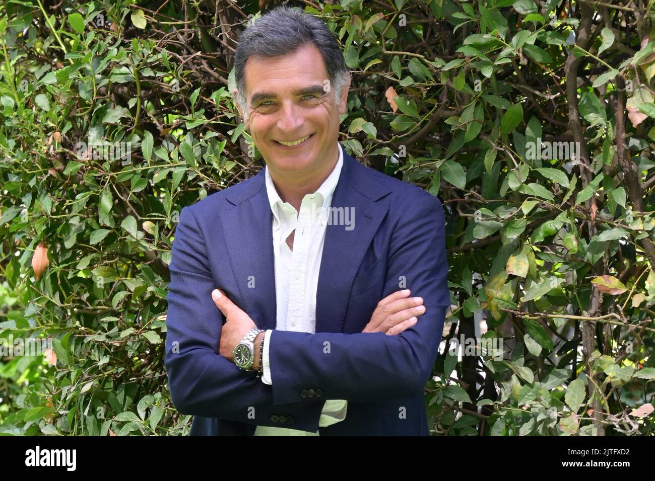 Tiberio Timperi the conductors day time Rai photocall at Viale Mazzini ...