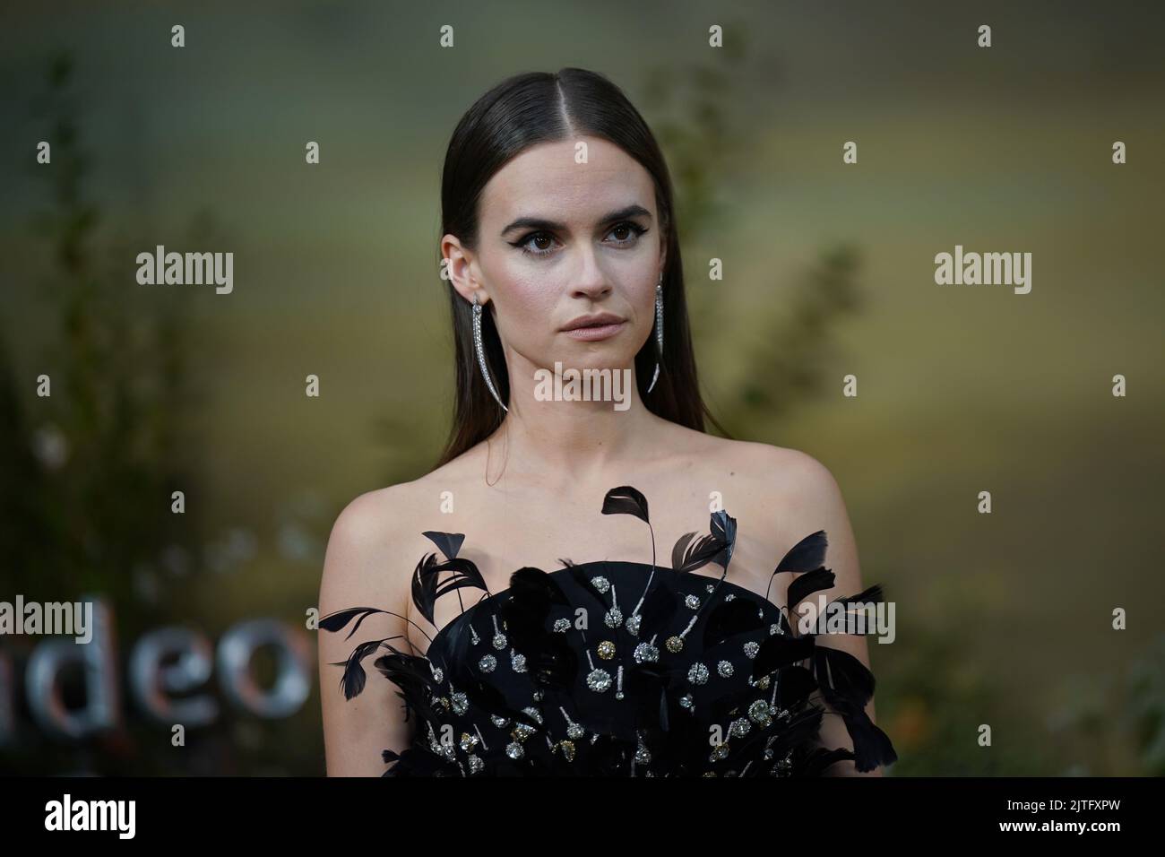 Ema Horvath attending the global premiere of The Lord of the Rings: The ...