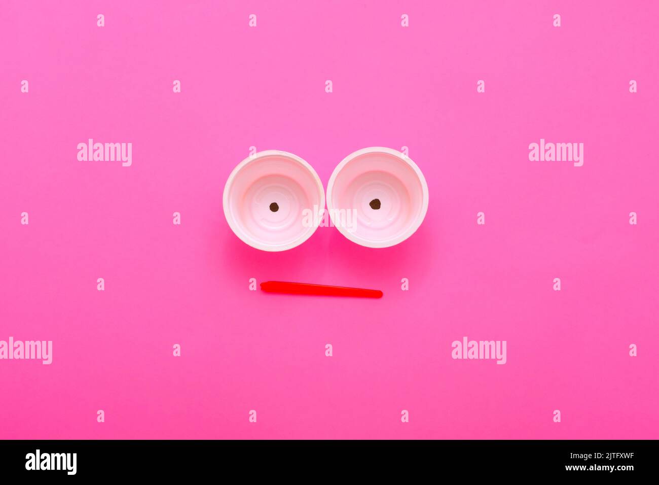 disappointing ecological reality plastic monster Stock Photo - Alamy