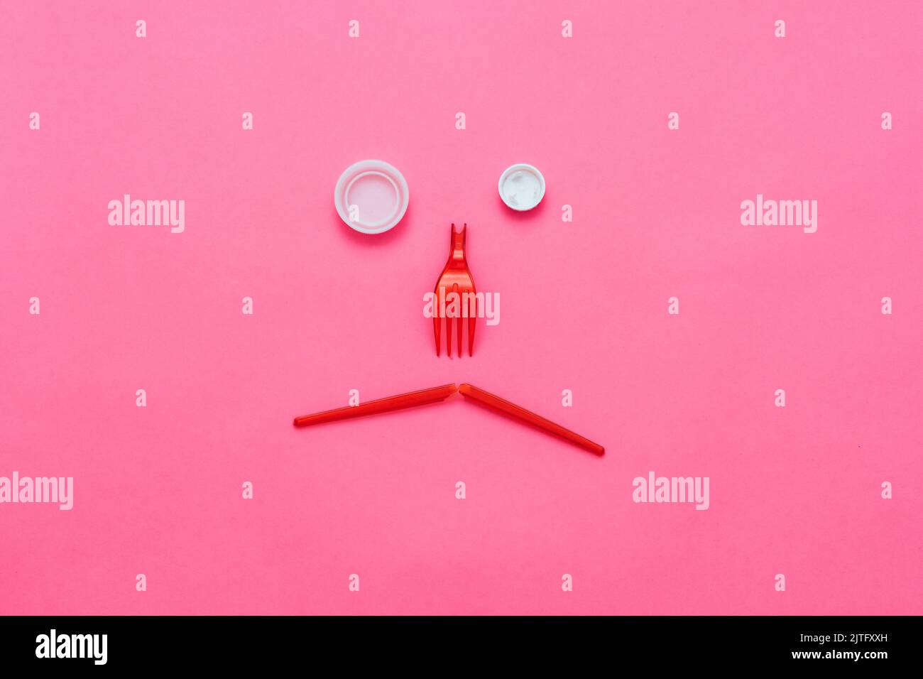 disappointing ecological reality plastic monster Stock Photo - Alamy