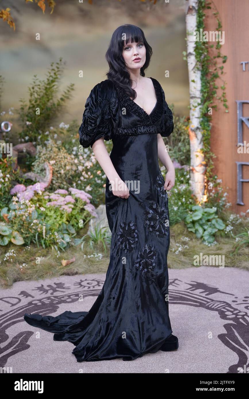 Markella Kavenagh attending the global premiere of The Lord of the ...