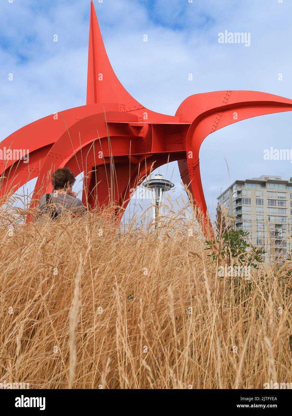 Seattle USA - July 23 2008;Eagle an abstract sculpture by Alexander ...