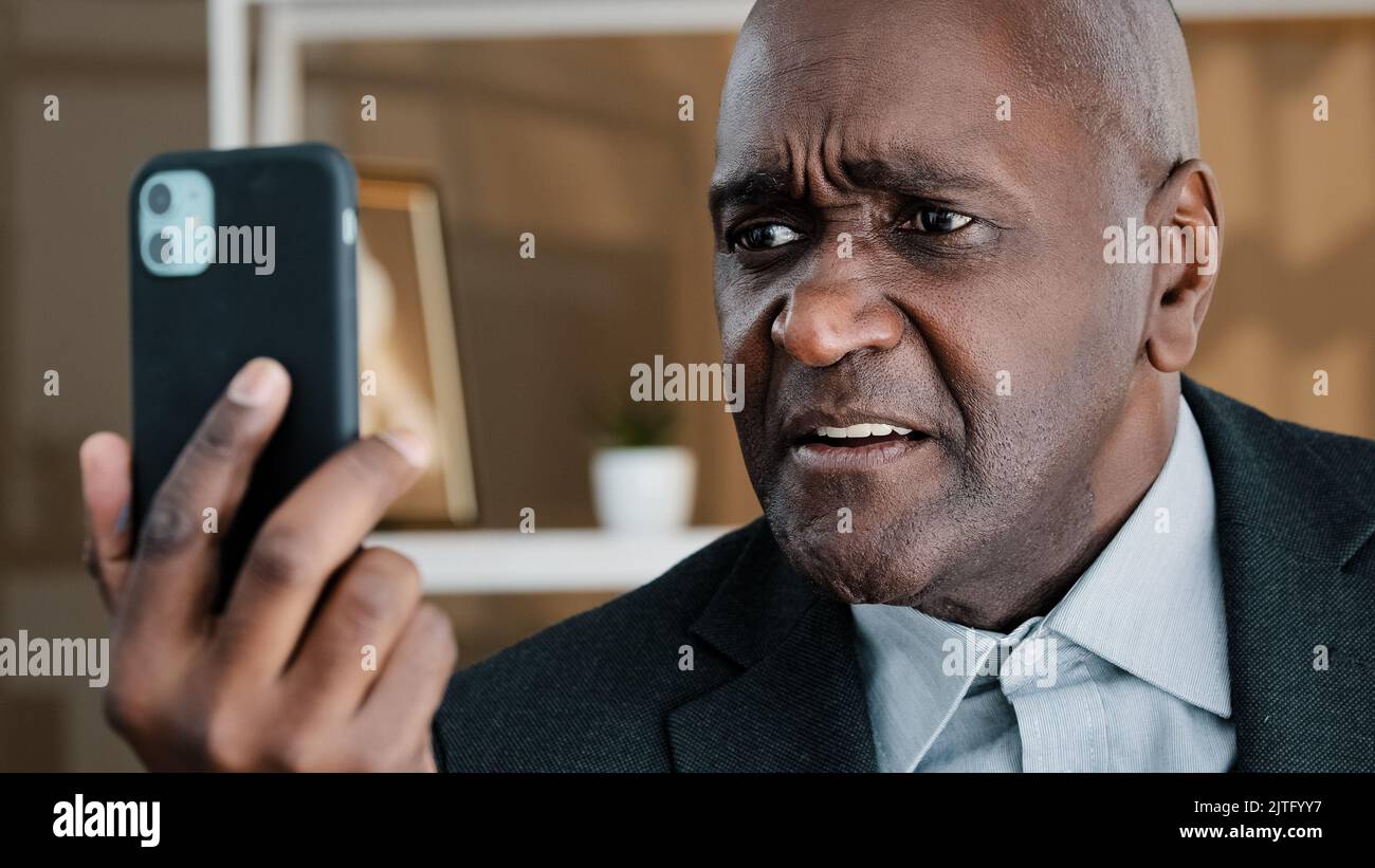 Elderly african american confusion hi-res stock photography and images - Alamy