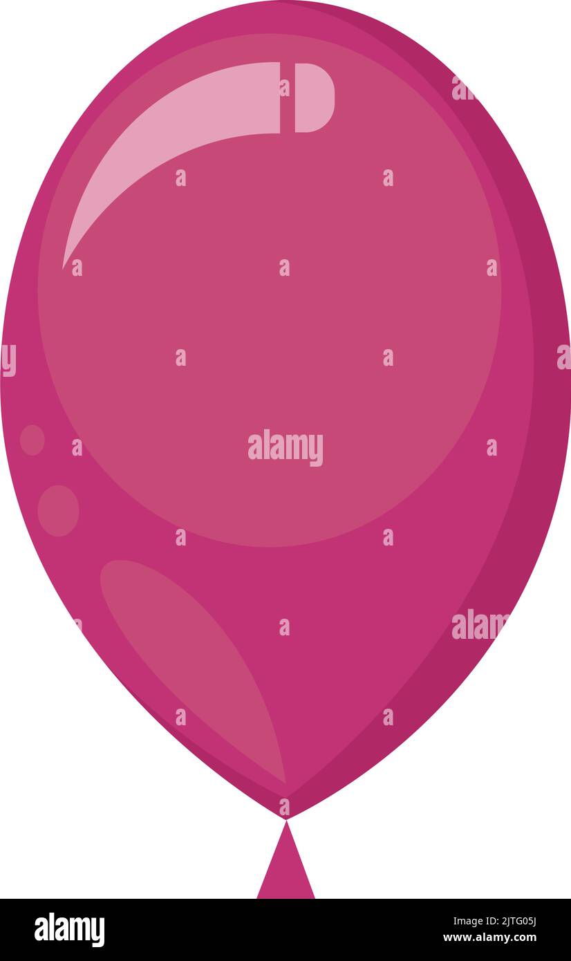 fucshia balloon helium floating Stock Vector Image & Art - Alamy