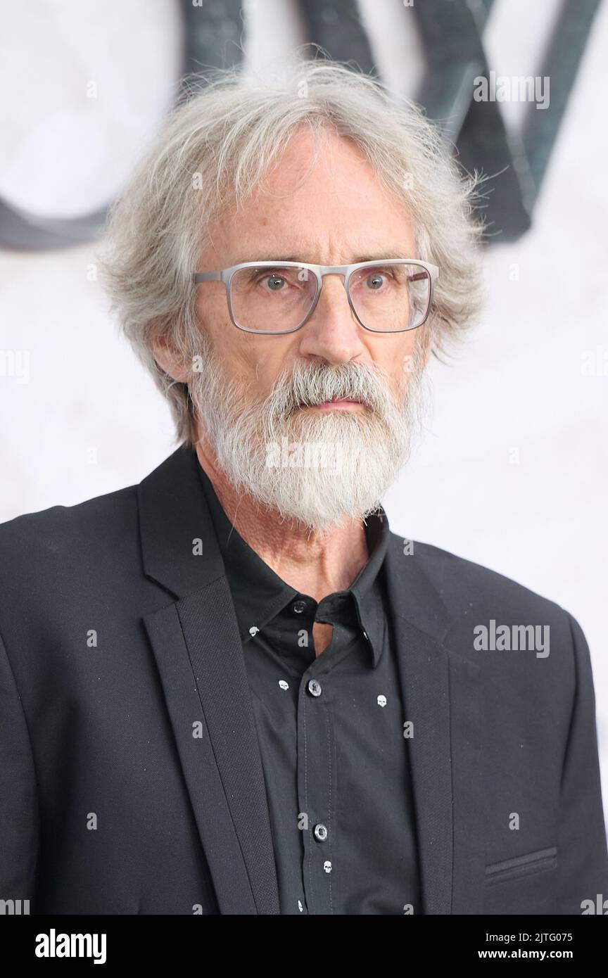 London, UK . 30 August, 2022 . John Howe pictured at the World Premiere ...