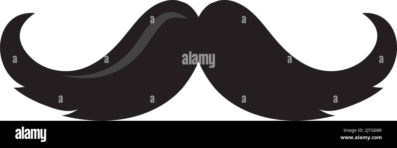 Groomed mustache Black and White Stock Photos & Images - Alamy
