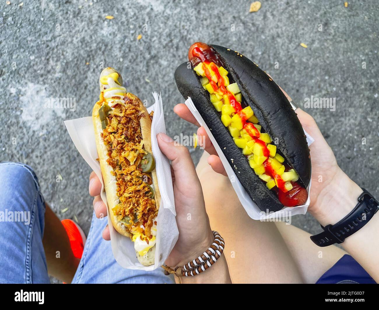 Mango hot dog hi-res stock photography and images - Alamy