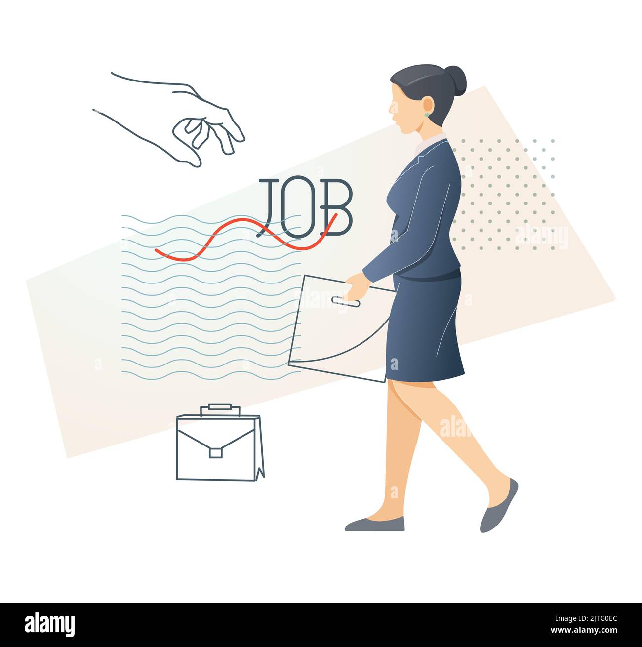 Employee Attrition - Concept Illustration as EPS 10 File Stock Vector ...