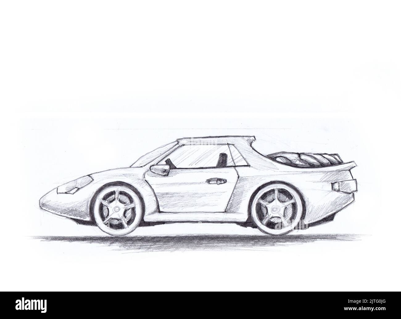 Concept car sketch hi-res stock photography and images - Alamy