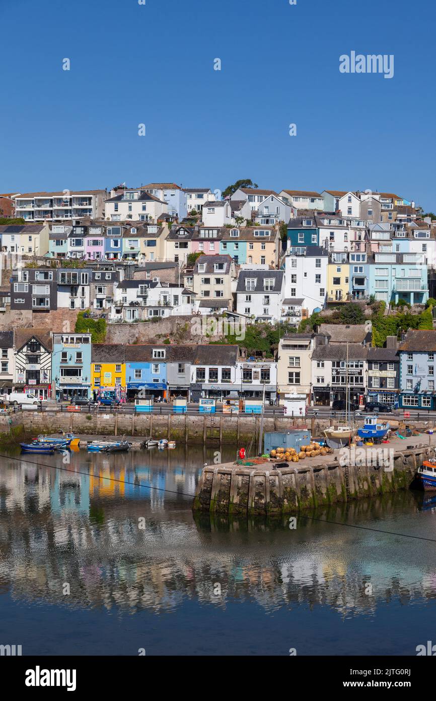 Brixham harbour in Devon Stock Photo - Alamy