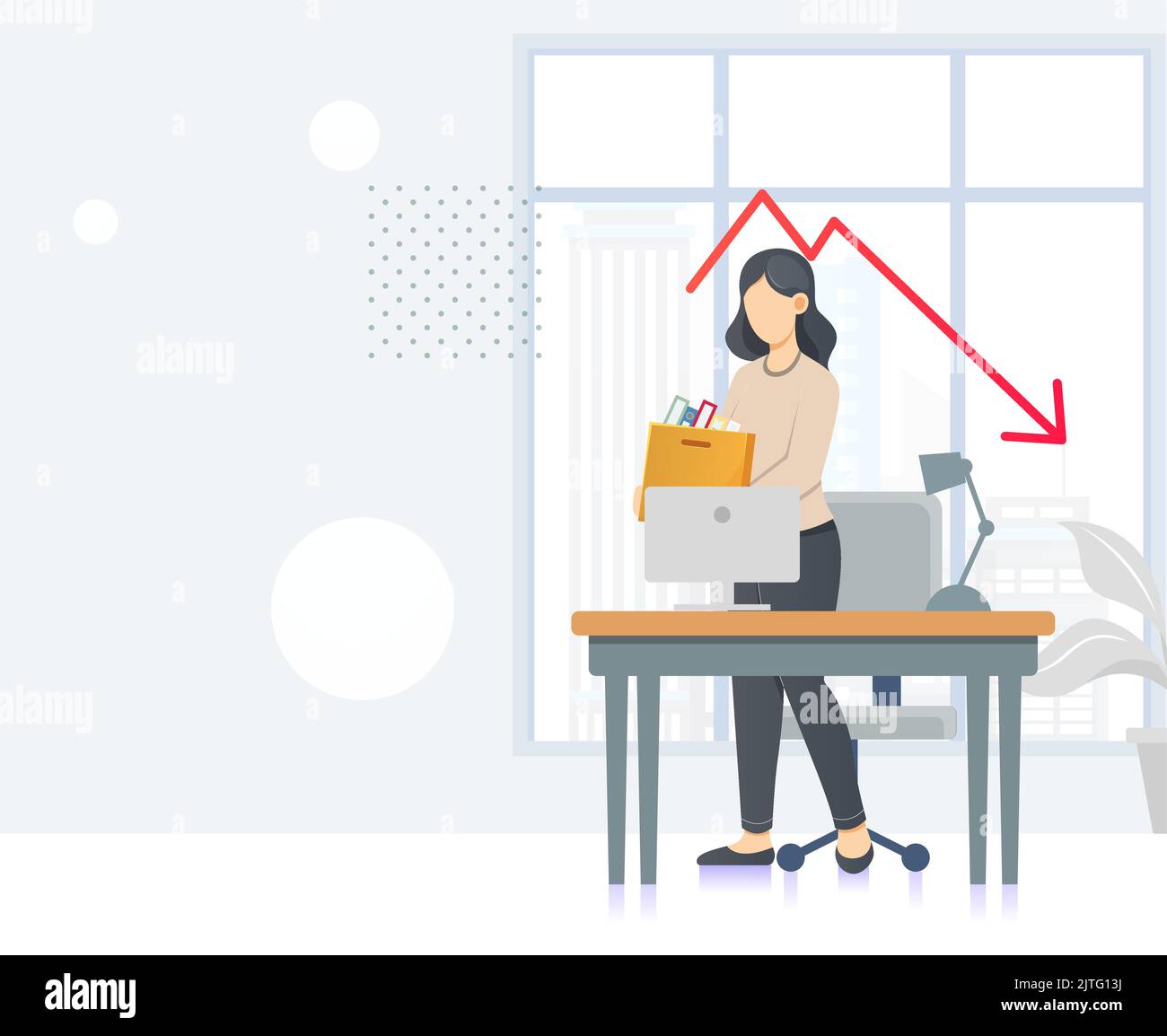 Out of office desk Stock Vector Images - Alamy