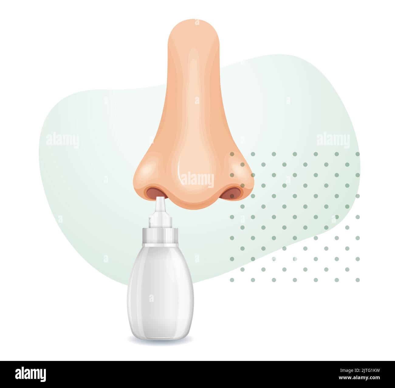 Blocked nostril Stock Vector Images - Alamy