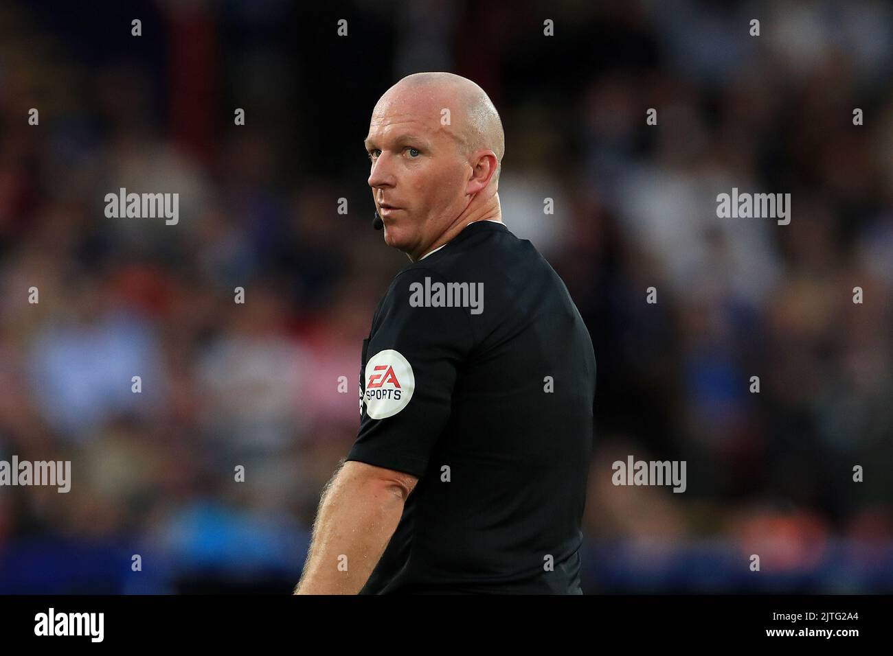 Referee, Simon Hooper seen during the match Stock Photo - Alamy