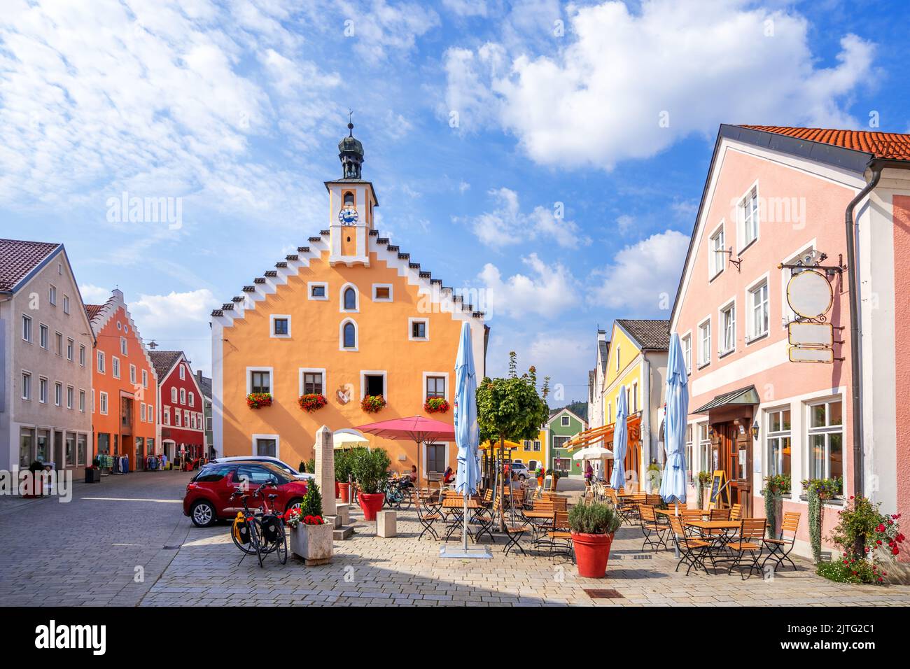Historical city of Dietfurt an der Altmuehl, Germany Stock Photo - Alamy