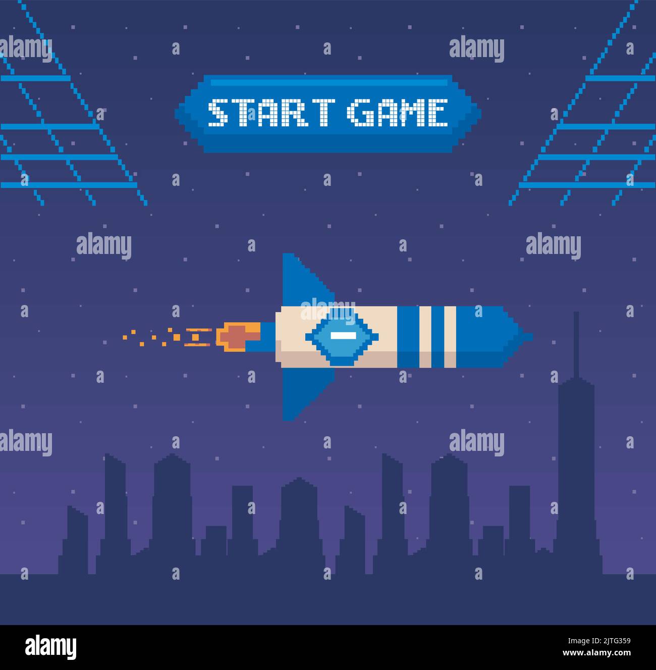 8bit font hi-res stock photography and images - Alamy