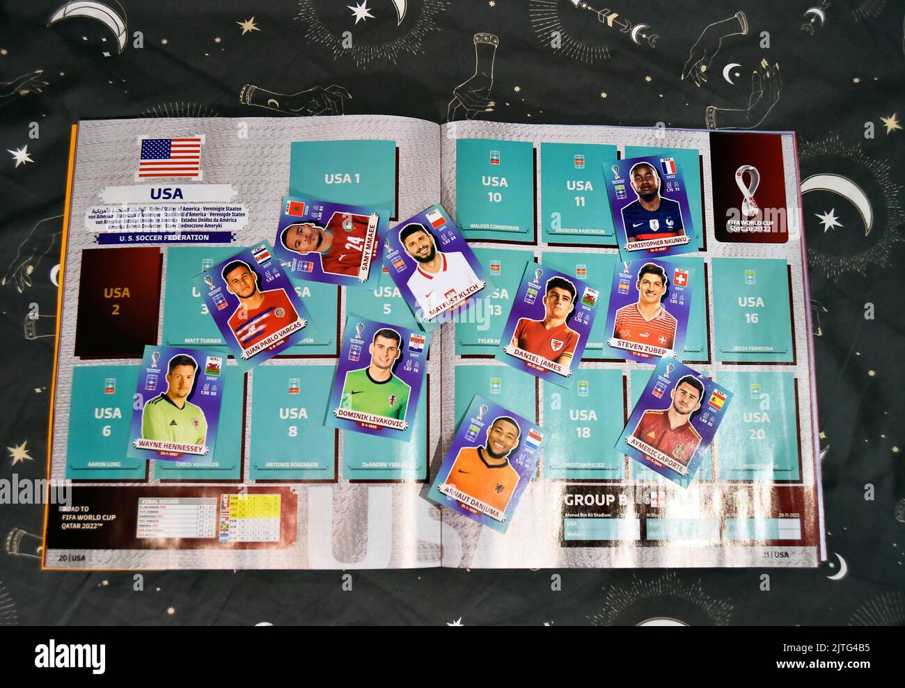 Sticker album of soccer hi-res stock photography and images - Alamy