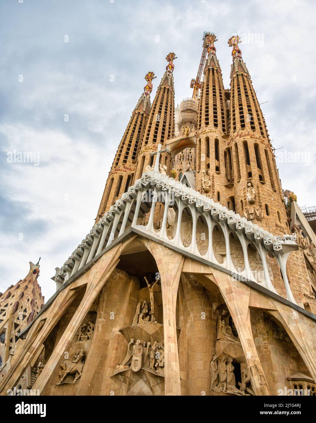 Sagrada familia barcelona tower hi-res stock photography and images - Alamy