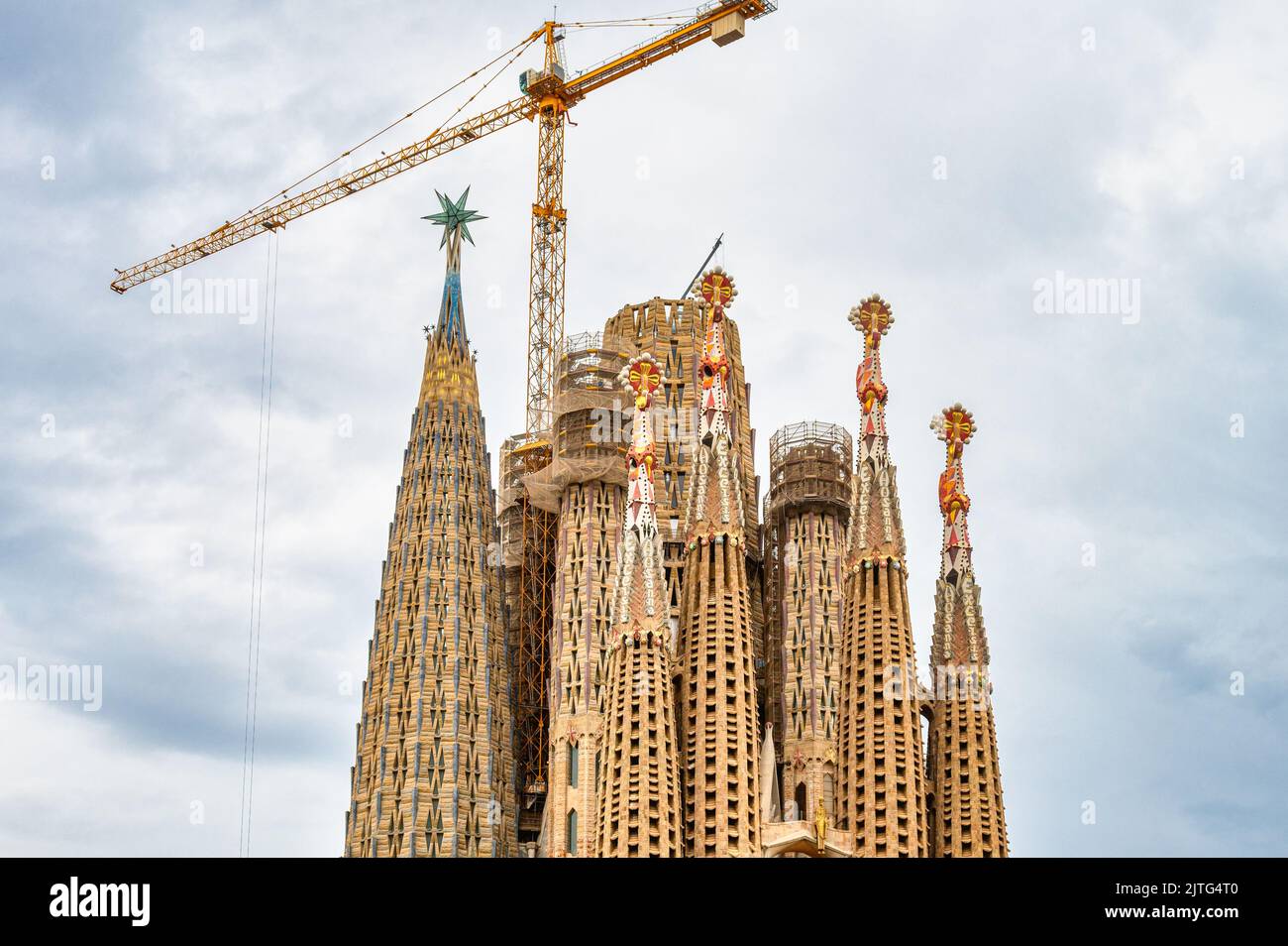 Sagrada familia barcelona tower hi-res stock photography and images - Alamy