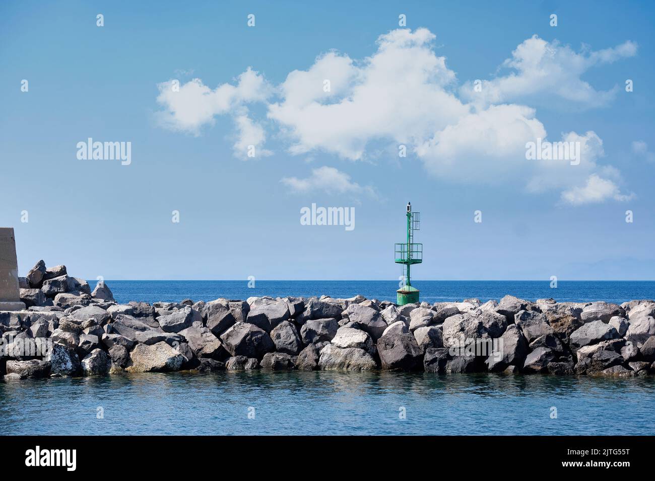 Port of Forio, famous town located on the island of Ischia, (Naples ...