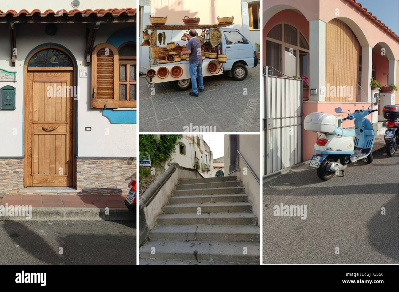 The beautiful town of Forio municipality of the island of Ischia, one ...