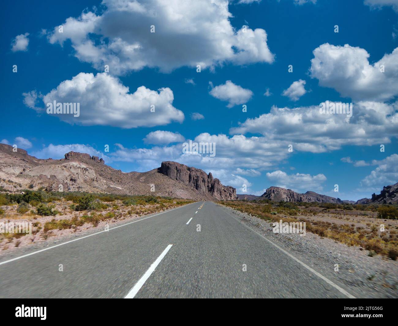 Panoramic route of Los Altares in Chubut Argentina Stock Photo - Alamy