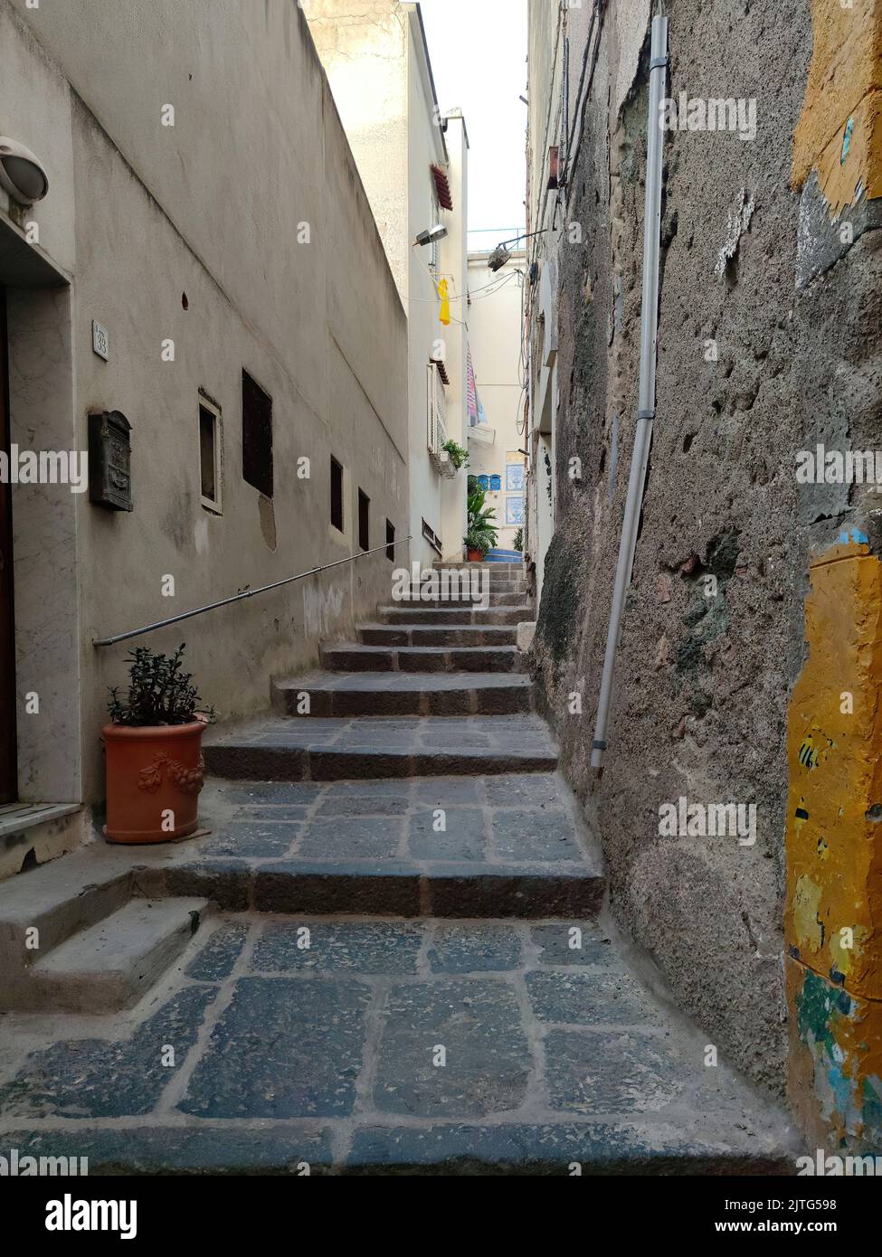 The beautiful town of Forio municipality of the island of Ischia, one ...