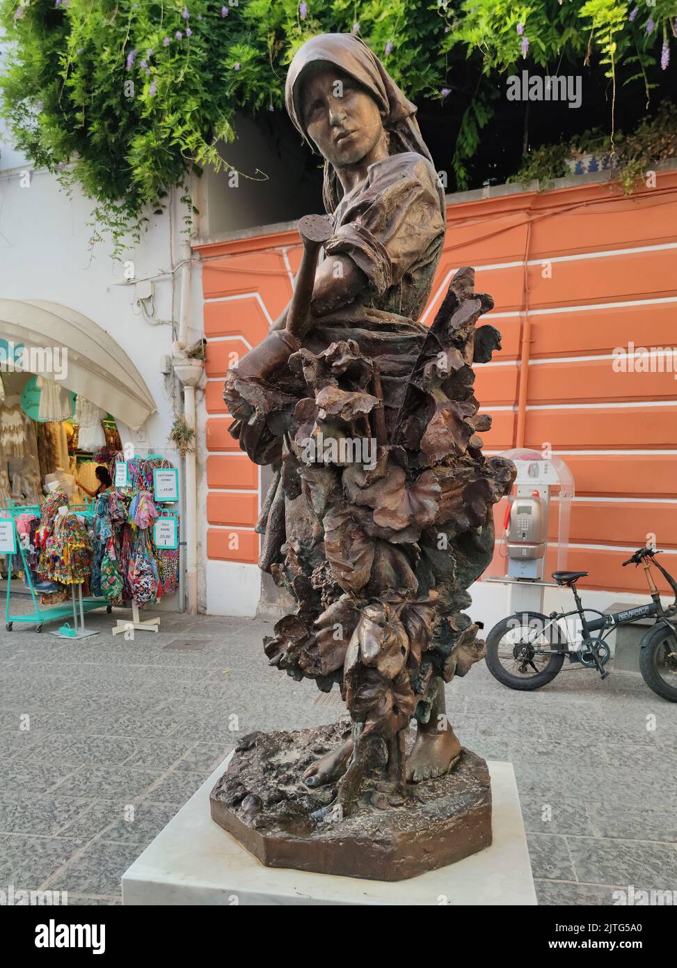 The beautiful town of Forio municipality of the island of Ischia, one ...