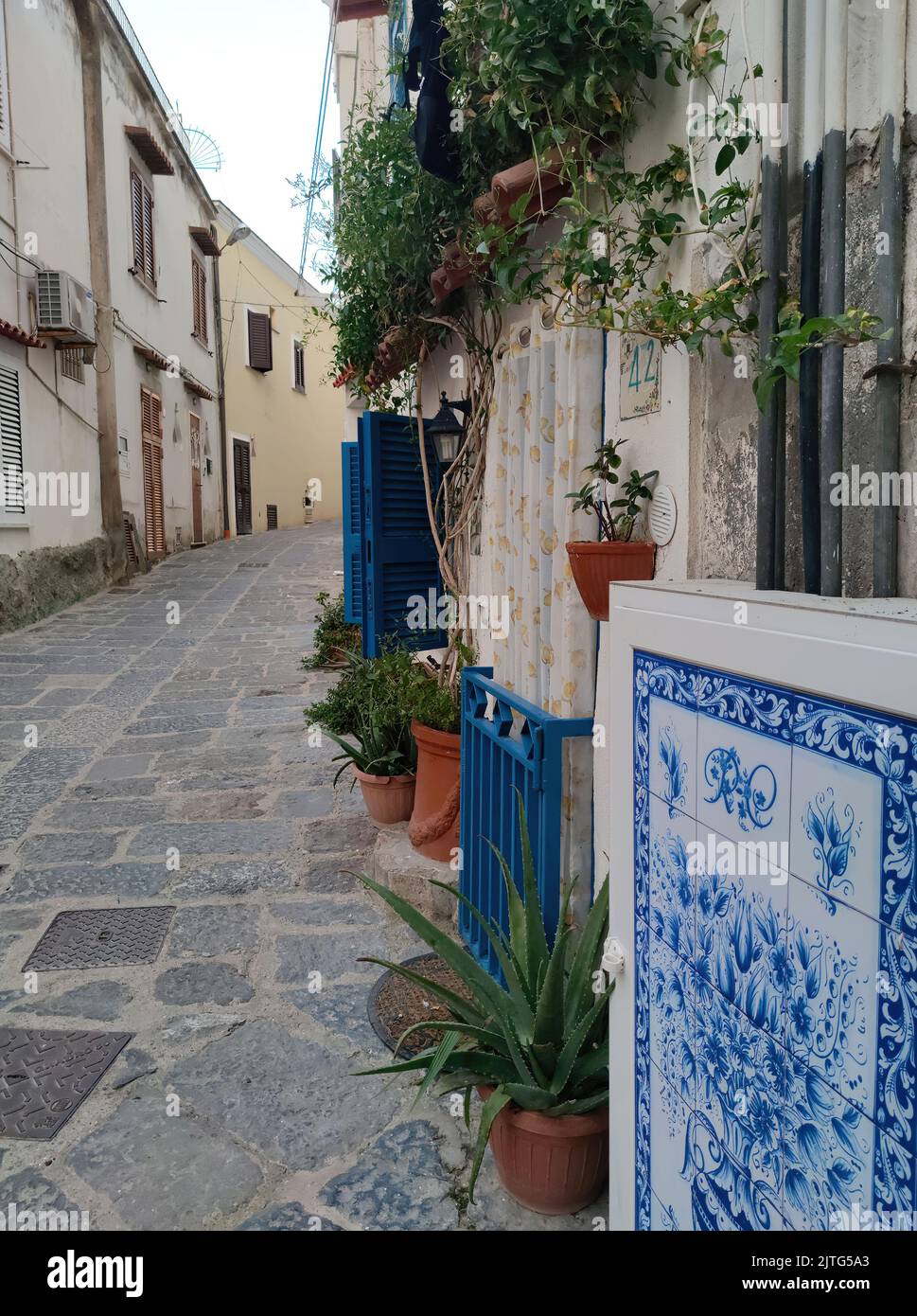 The beautiful town of Forio municipality of the island of Ischia, one ...