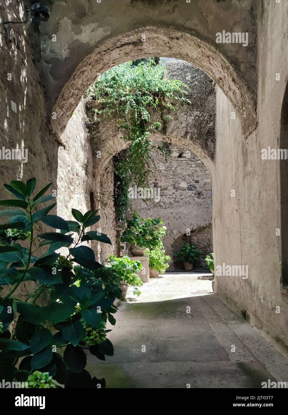 Internal structure of the Aragonese castle the fortress that is located ...