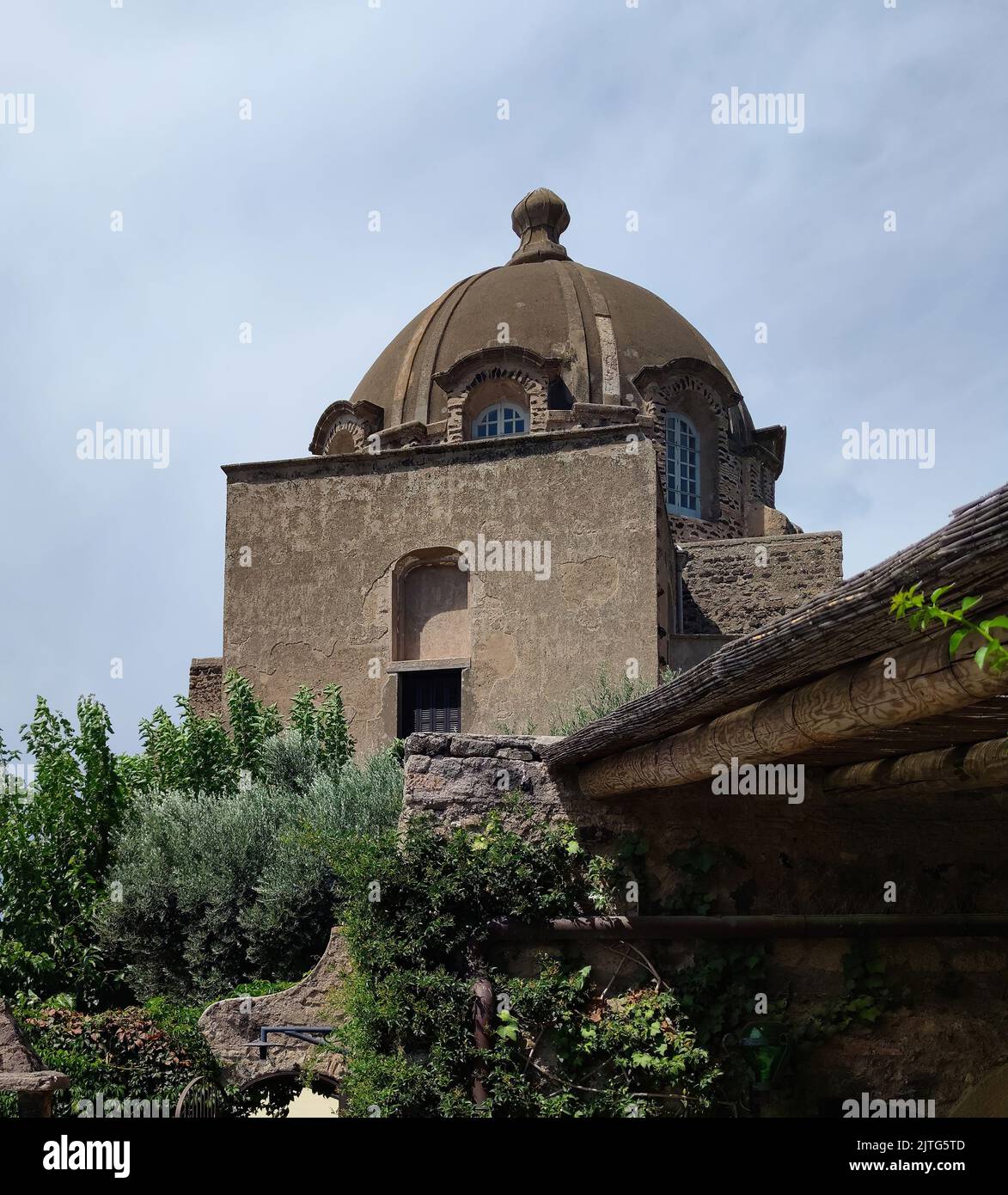 Internal structure of the Aragonese castle the fortress that is located ...