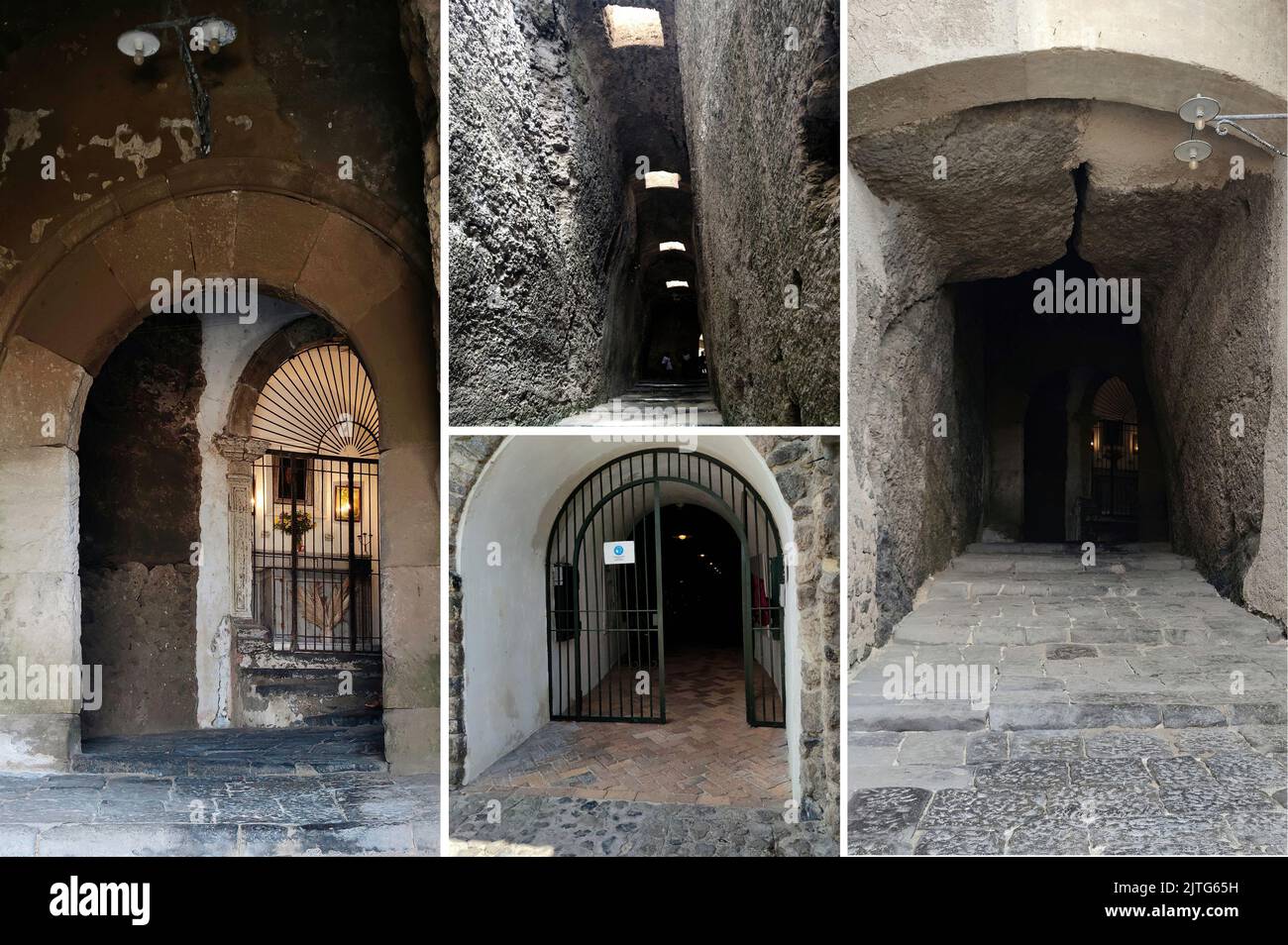 The beautiful Aragonese castle in Ischia Ponte (Ischia Island, Naples ...