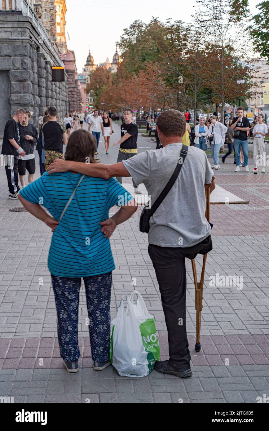 August 30, 2022, Kiev/Kiiv city, Kiev/Kiiv city, Ukraine: a disabled ...