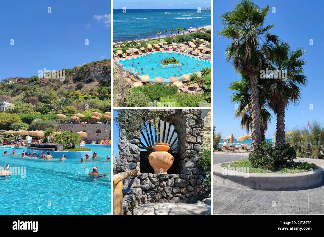 The Famous and Beautiful Poseidon Thermal Gardens of Ischia, Gulf of ...