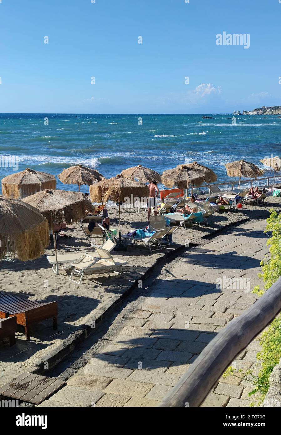 The wonderful Bay of Citara with its suggestive beach in the ...