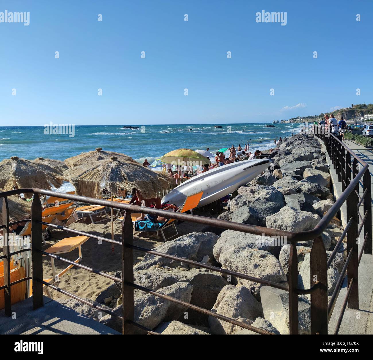 The wonderful Bay of Citara with its suggestive beach in the ...