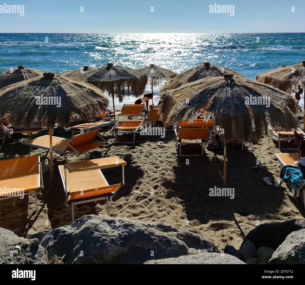 The wonderful Bay of Citara with its suggestive beach in the ...