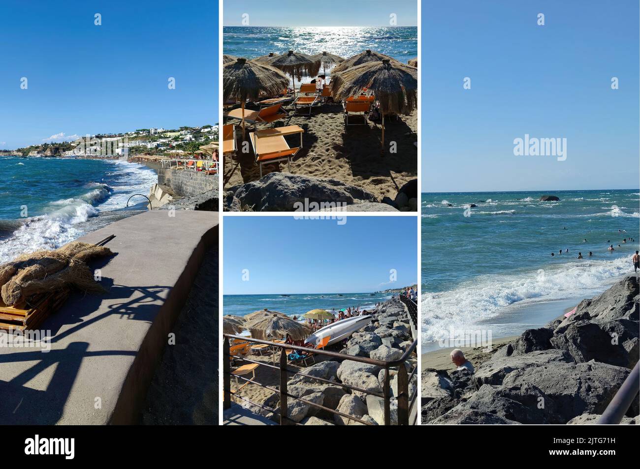 The wonderful Bay of Citara with its suggestive beach in the ...