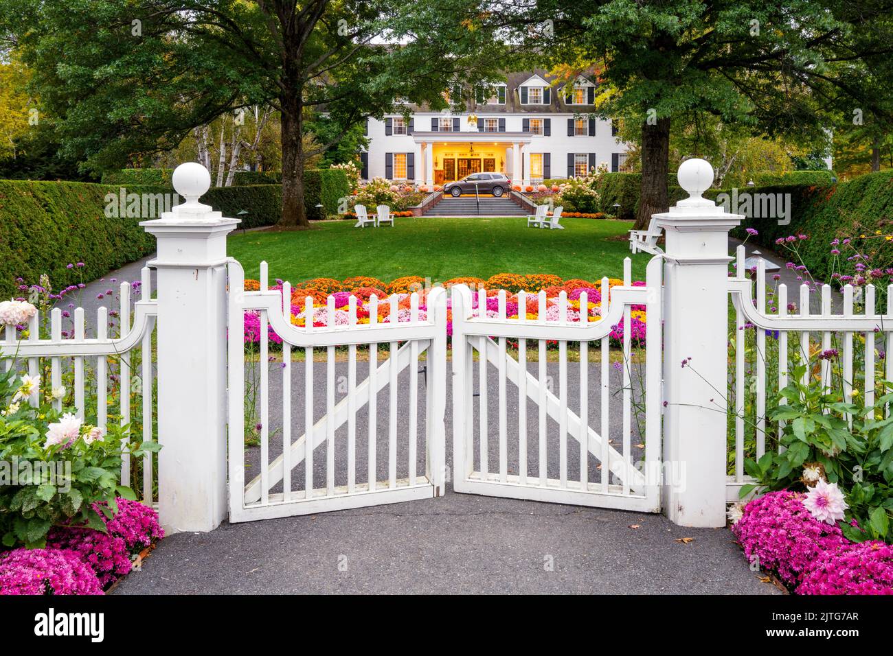 Woodstock Inn, Vermont,New England,USA Stock Photo - Alamy