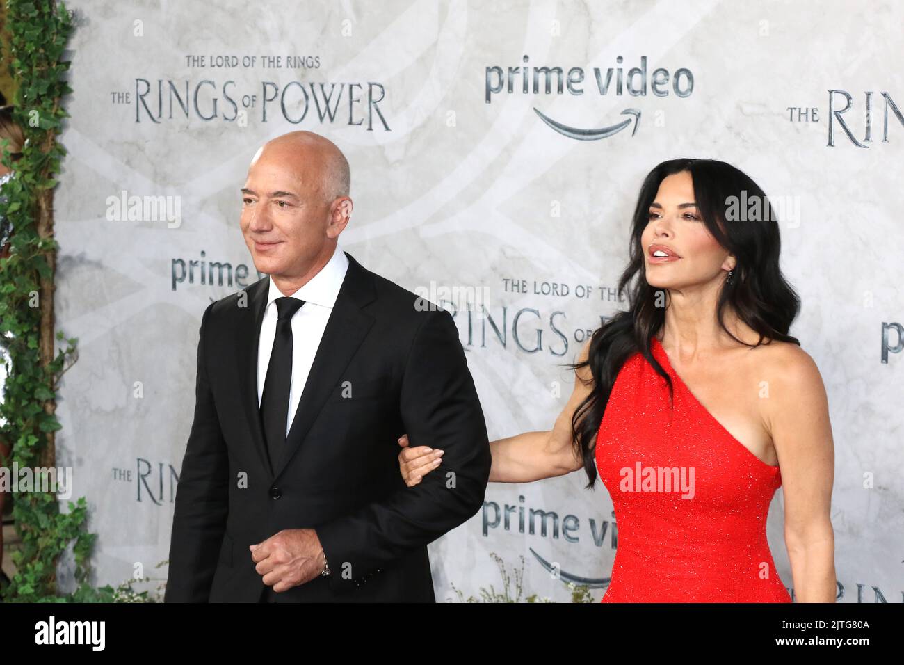 Jeff Bezos and Lauren Sanchez, The Lord of the Rings: The Rings of ...