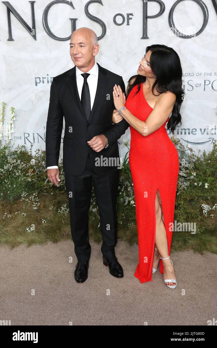 Jeff Bezos and Lauren Sanchez, The Lord of the Rings: The Rings of ...