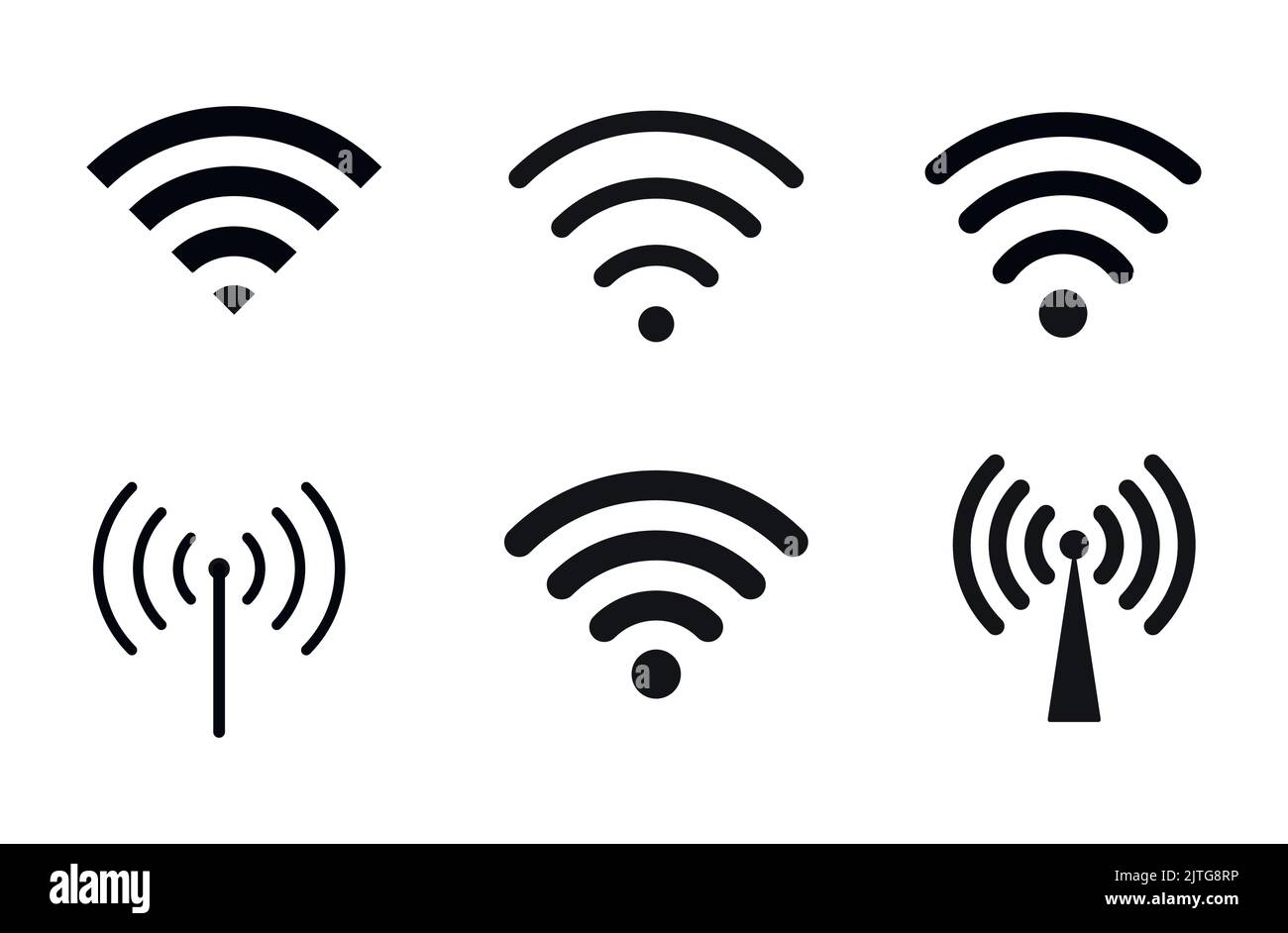 Wi fi icon sign Stock Vector Images - Alamy
