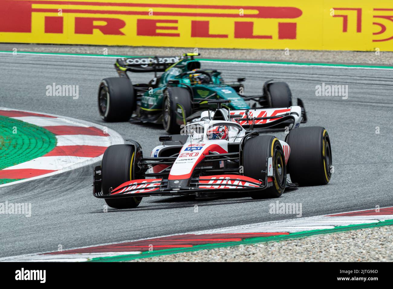 The AustrianGP of Formula 1 championship in Red Bull Ring Circuit ...